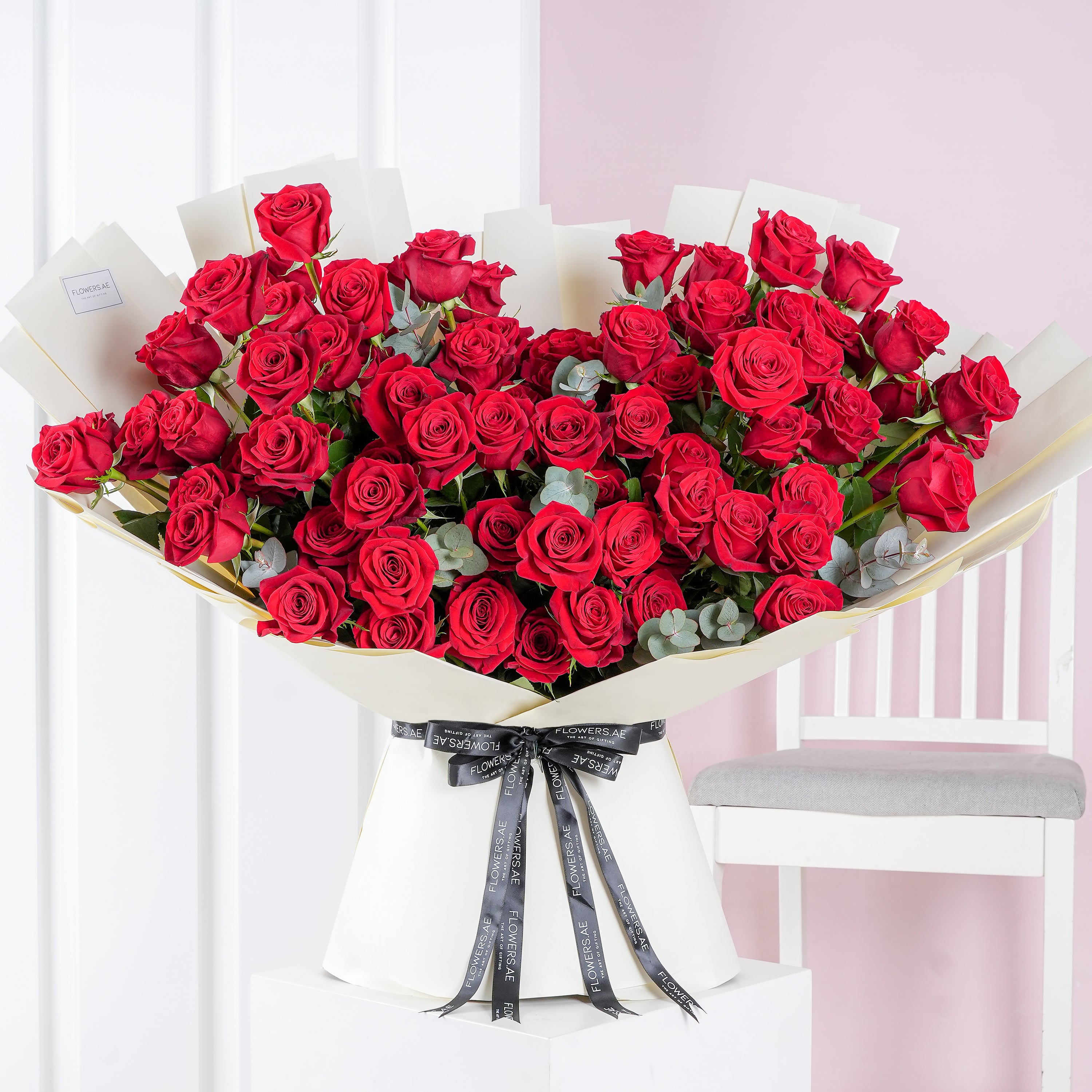 100 Red Roses - Flowers.ae