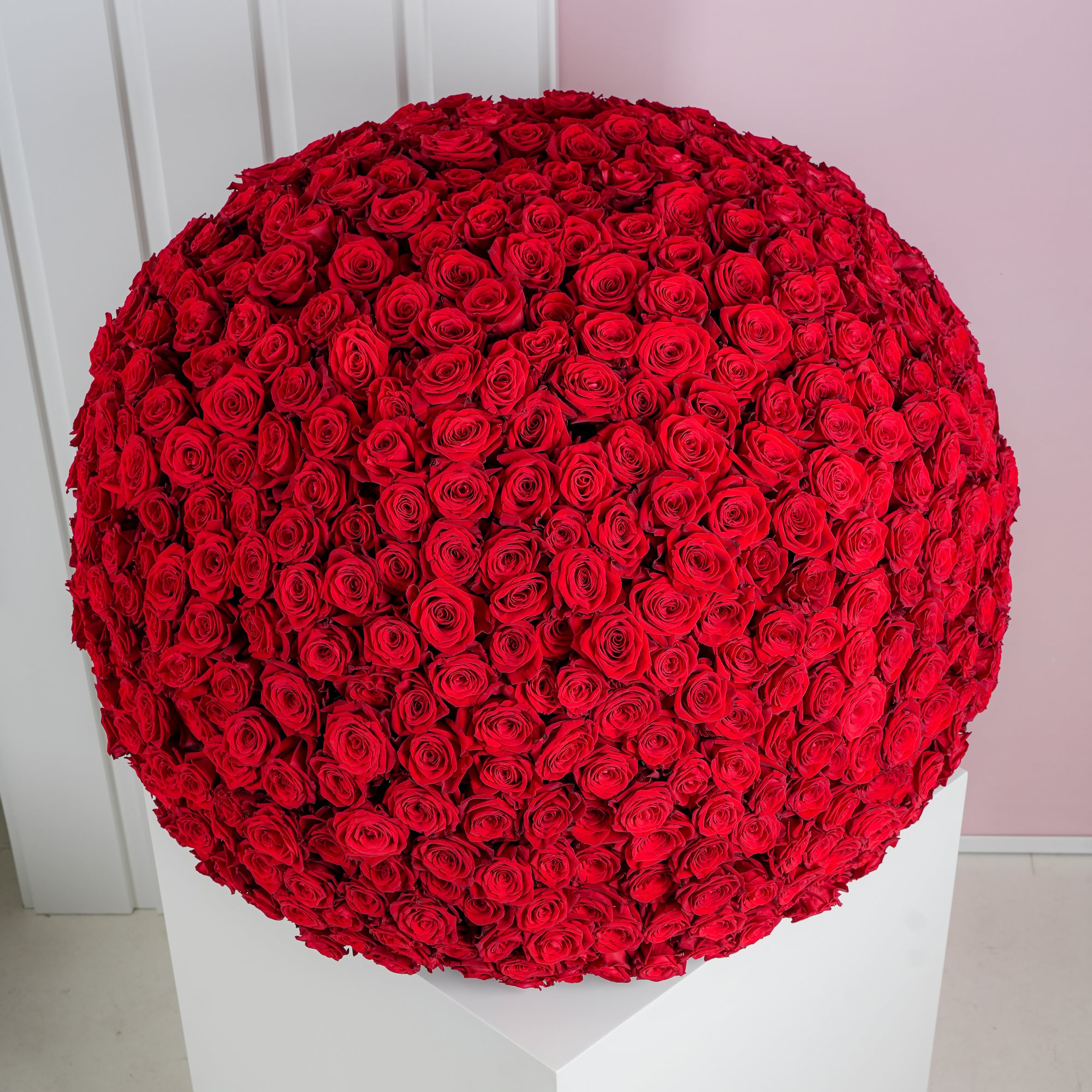 999 Red Roses - Hatbox | Free Same-Day Delivery to all Emirates ...